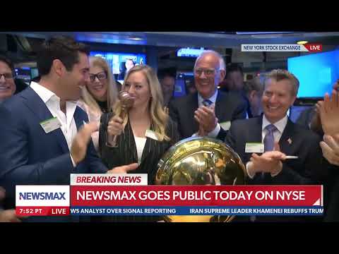 NOW TRADING: NEWSMAX celebrates its IPO on the NYSE