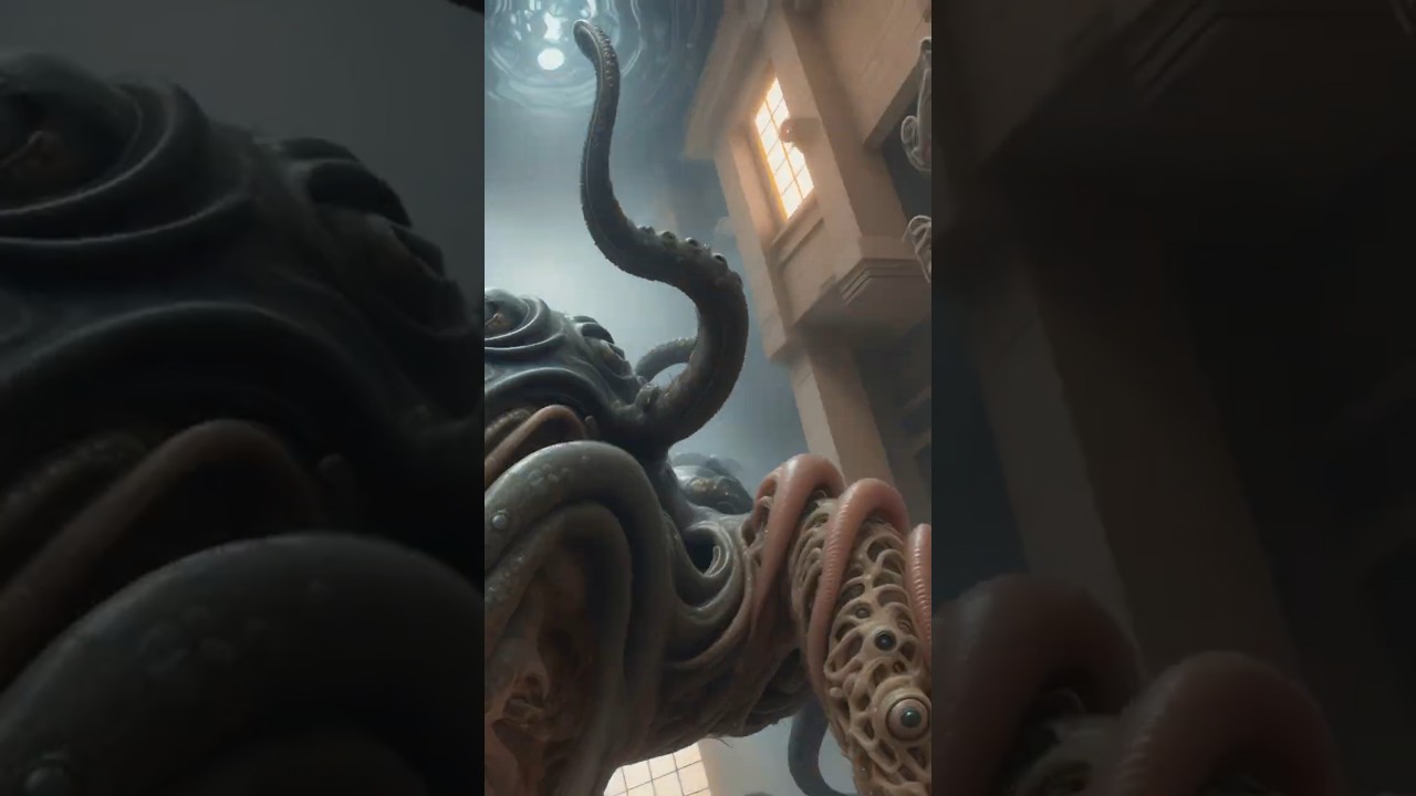 Ghouliens,  AI Psychedelic Animated Art - AV 29
