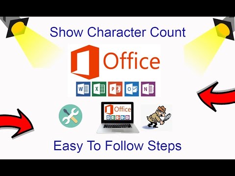 How To Show Character Count In Word
