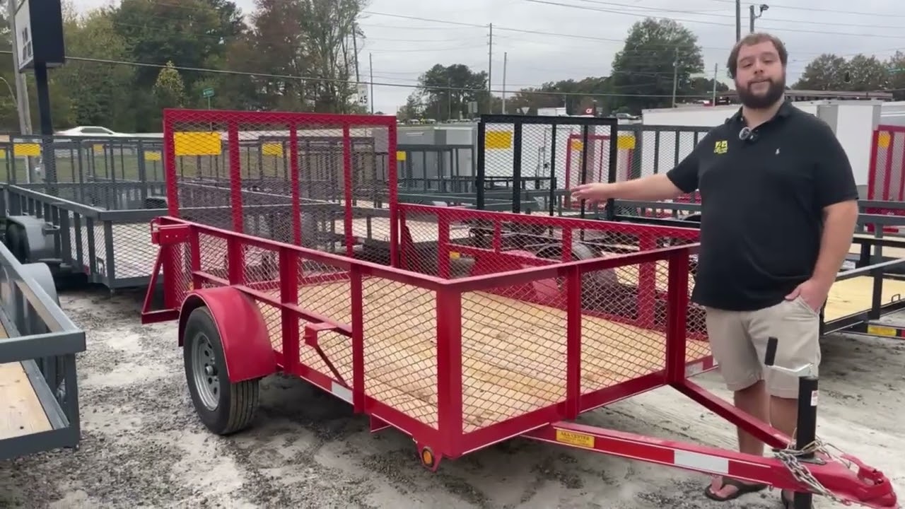 6x10 Open Landscape or Utility Trailer W/ 24