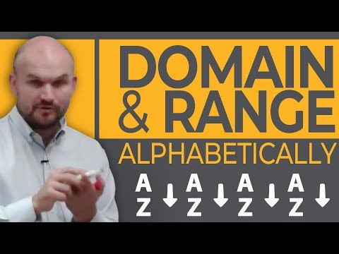 BEST explanation how to determine domain algebraically