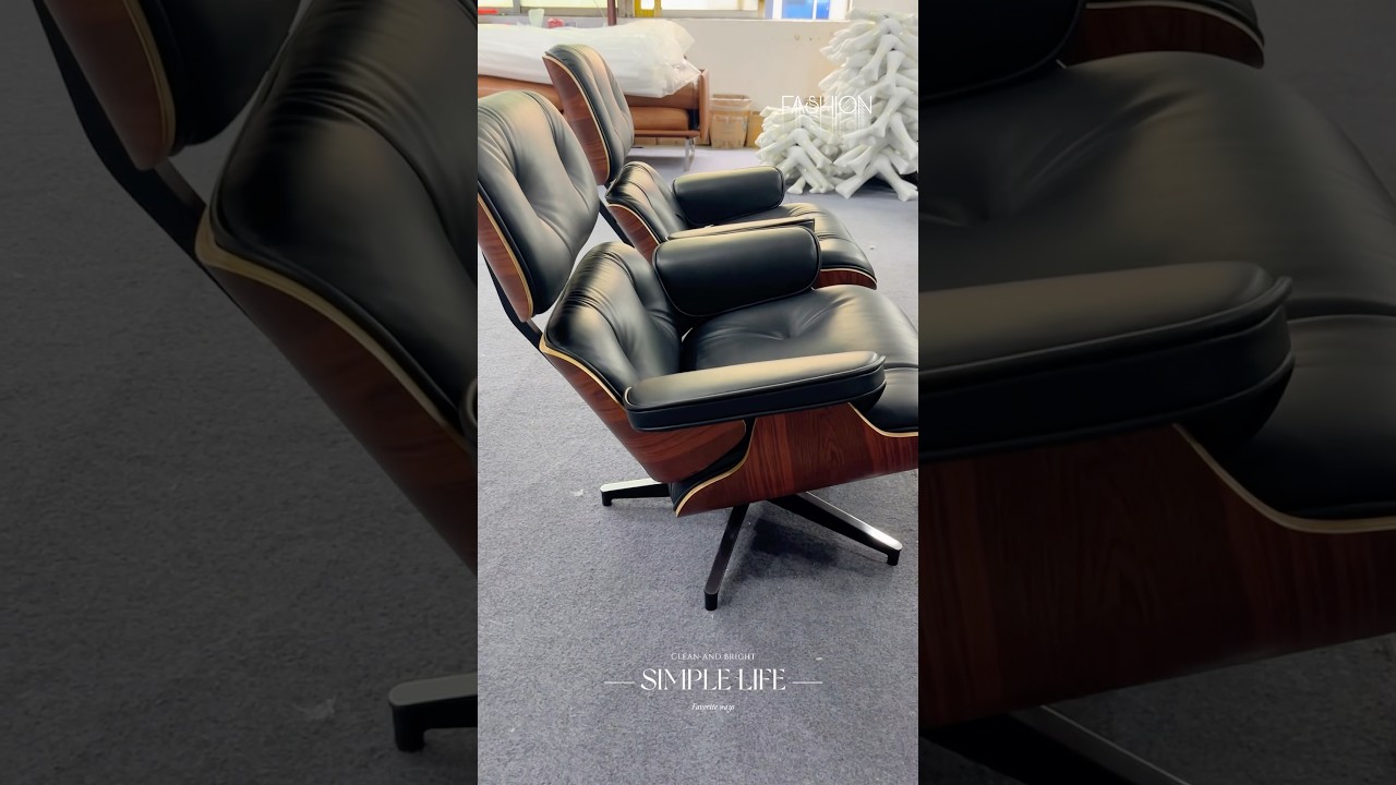Eames Lounge Chair Replica: Tall vs Standard Size Guide #loungechair #interiordesign #design #chair