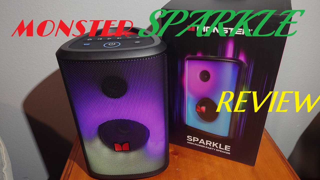 Newly Released! 😏 Monster Sparkle 🎆 Bluetooth Party Speaker Review & Comparison With W-King T9