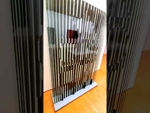 Amazing Optical Illusion Art at Pompidou Museum in Paris, France