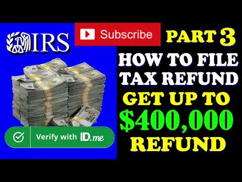 How to file a tax refund with id.me 2025 - $400,000 cashout
