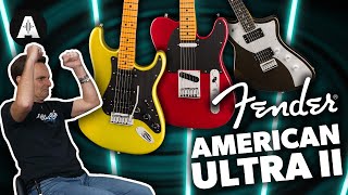 Fender American Ultra II Precision Bass in Ultraburst Maple Fingerboard ...