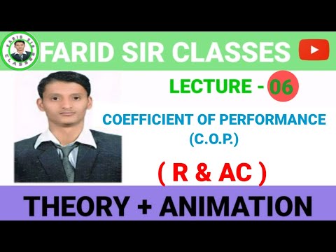 LECTURE - 06 { COEFFICIENT OF PERFORMANCE (C.O.P) }