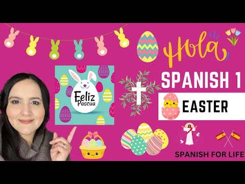 EASTER/LENT/ HOLY WEEK IN SPANISH/ LEARN SPANISH/ SPANISH 1#easter #eastersunday
