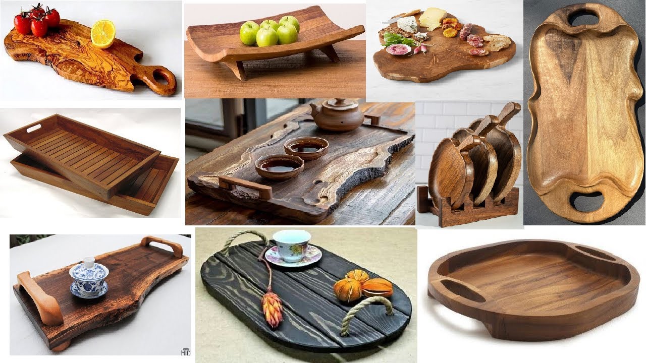 The Beauty of Wooden Serving Trays design ideas | Stylish Home Essentials