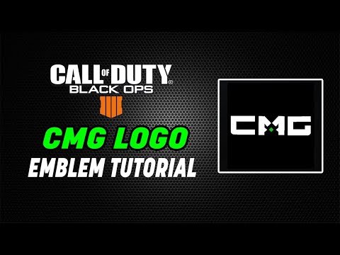 CMG Logo Emblem Tutorial (Black Ops 4 Emblems)