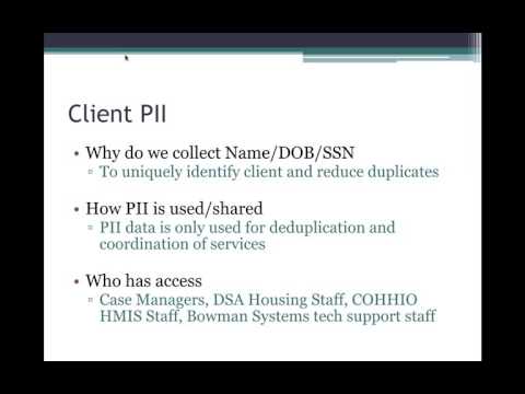 Ohio BoSCoC HMIS Privacy & Security Training