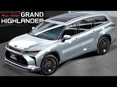 Full-Size Toyota Grand Highlander 8-Seat CUV Unofficially Depicted in ...