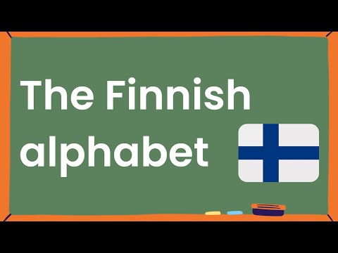 Learn the Finnish alphabet with pronunciation and pictures [Speak Finnish easily][Finnish language]