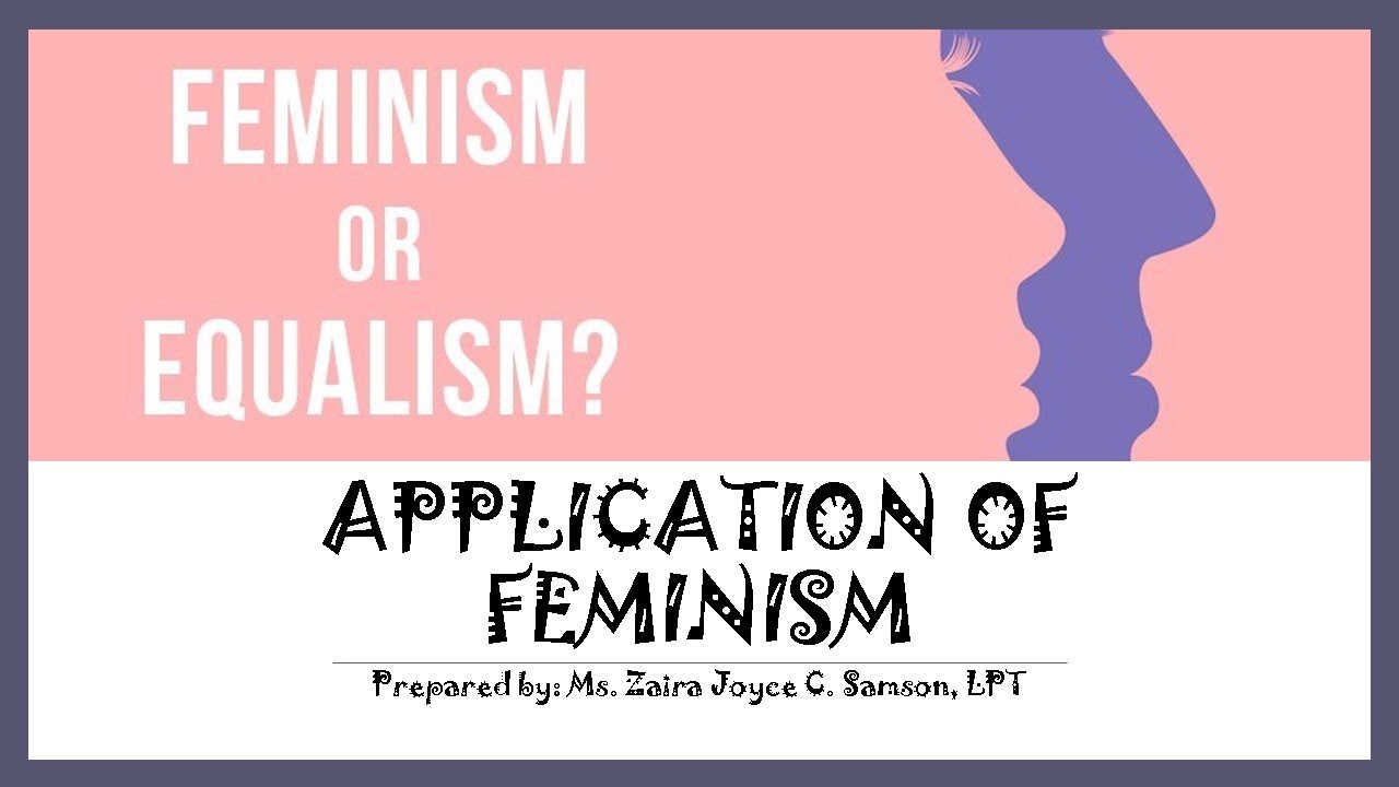 DISS Module 2 (Application of Feminism, Phenomenology and Human-Environment Systems) (Titser Ayah)
