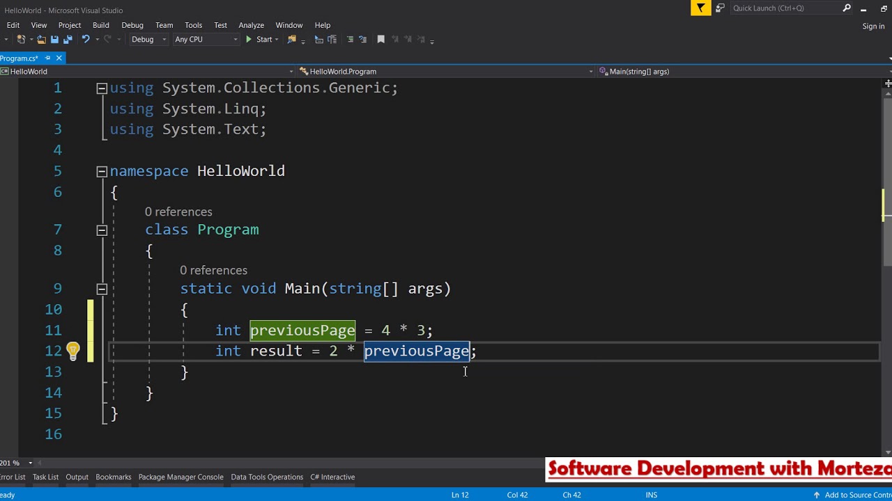 Inline a temporary variable refactoring