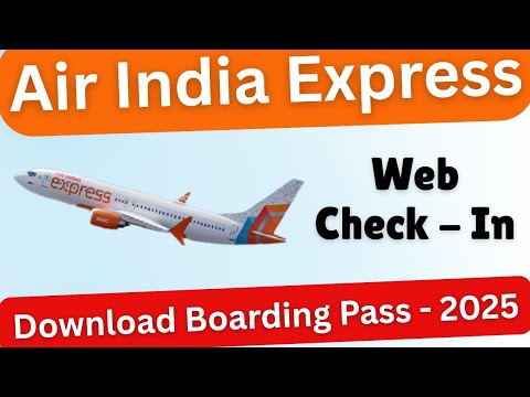 Air India express web check in || download air india express boarding pass