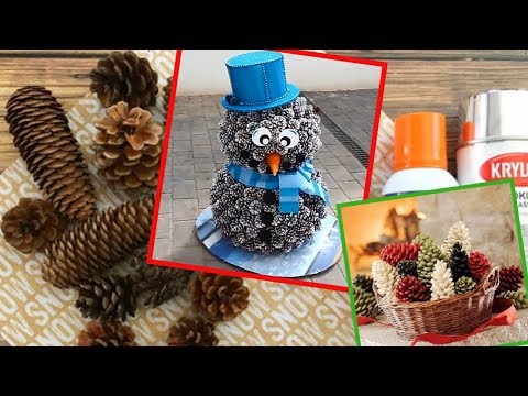 DIY Christmas Pine Cone Crafts