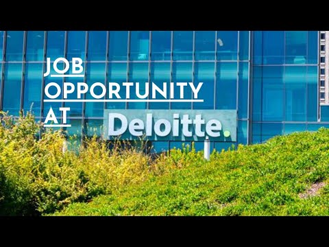 Job opportunity at Deloitte