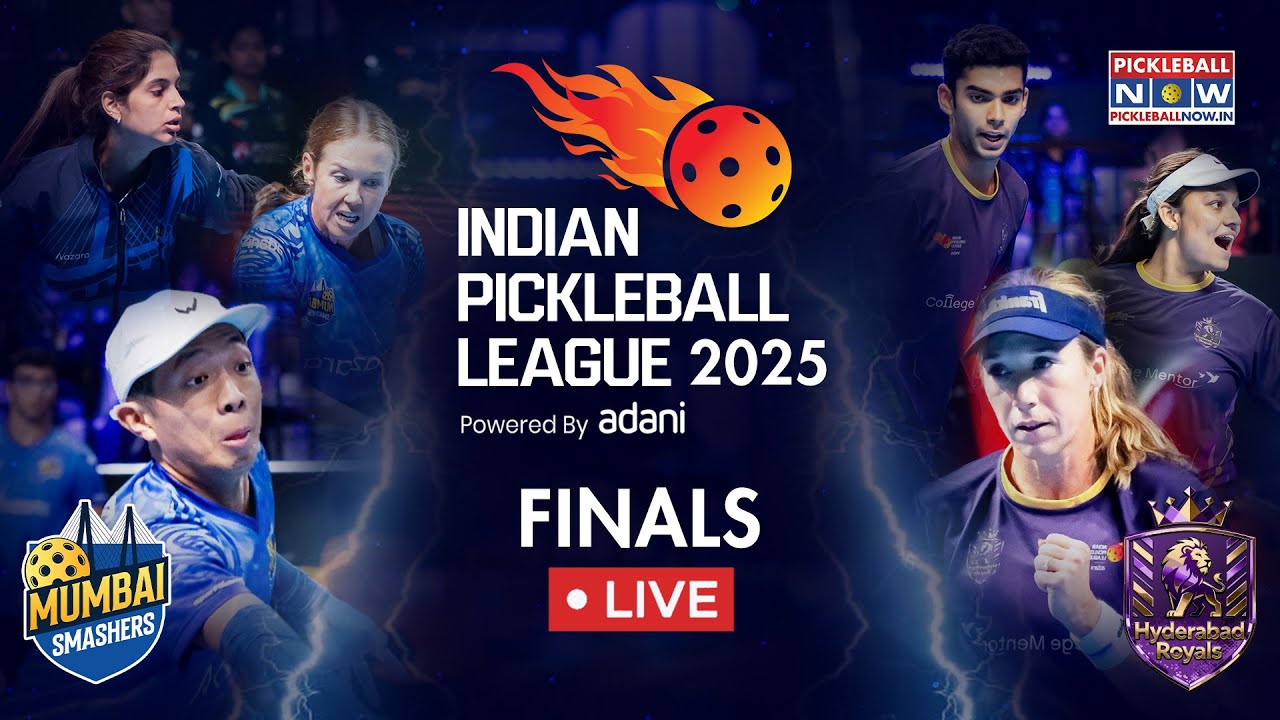 Live: IPBL 2025 Final | Hyderabad vs Mumbai Battle for the Maiden Indian Pickleball League Trophy
