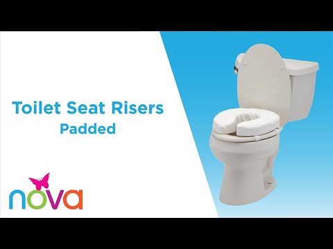 2" Padded Toilet Seat Riser – Nova Medical Products