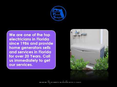 Home Generators - Florida Power Solution Inc