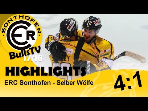 ERC Sonthofen vs. Selber Wölfe (29.10.2017) - Highlights | ERC Sonthofen