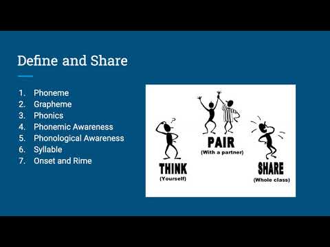 Workshop 2 - Foundations of Reading Test (FoRT) - Phonological Awareness and Phonics