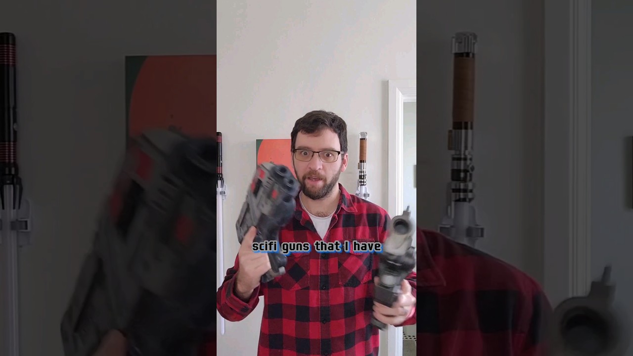 Scifi guns I have but they get more UNREALISTIC #gaming #halo #scifi #cyberpunk2077