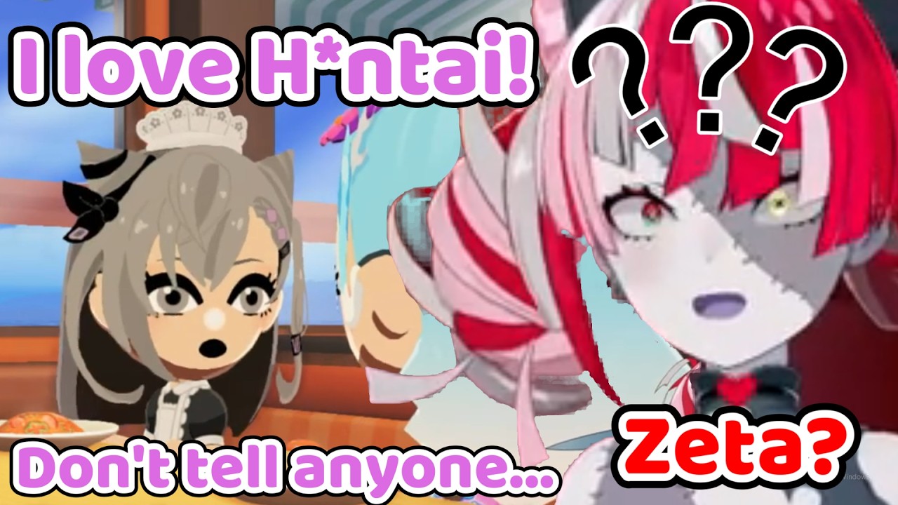 Ollie didn't expect Zeta to casually confessing this to Kobo and Kaela... (Hololive)