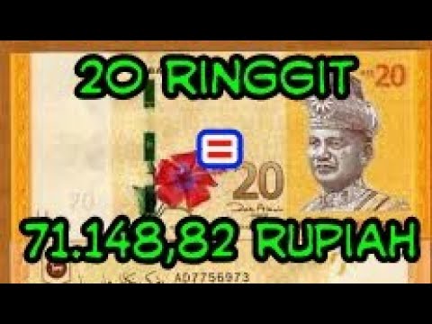 TERJAWAB! 20 ringgit berapa rupiah