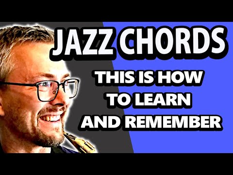 Jazz chords - This is how to learn and remember