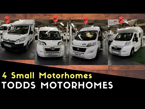Four Small Motorhomes At Todds Motorhomes