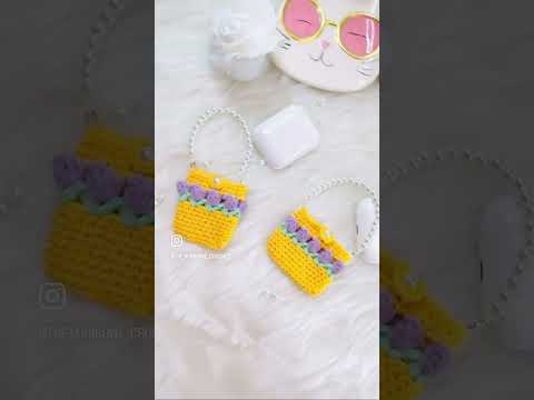 AirPod Cases #crochet #crochetpatterns #diy #crochetprojects