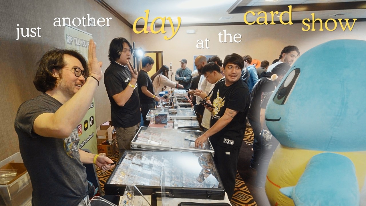 This card show was a CIRCUS (and i was the 🤡?) | Pokemon Vendor POV