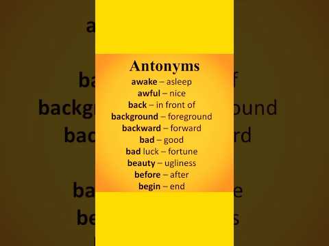 Antonyms #learnenglish #englishtips #basicenglish #vocabulary #shorts #ytshorts