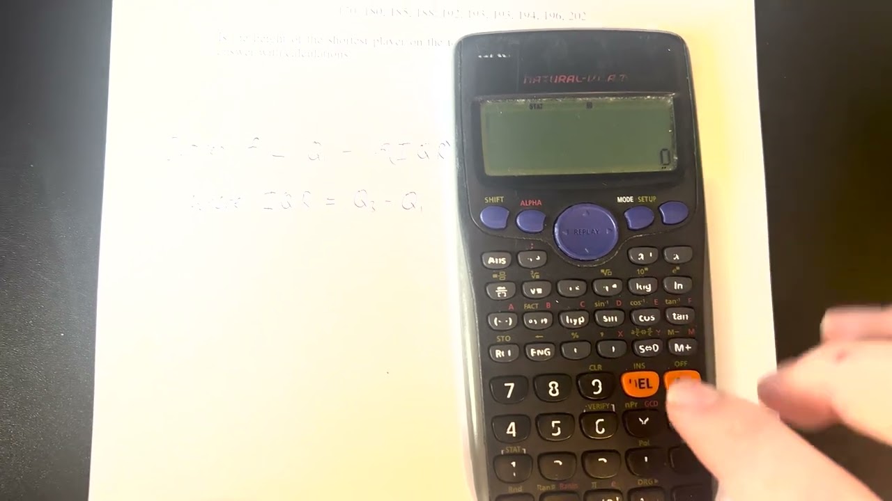 Quartiles on Calculator | Finding Outliers with Quartiles and IQR | Casio fx-82AU PLUS