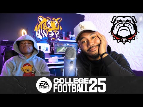 UGA vs. LSU - NCAA 25 First Reaction Gameplay!