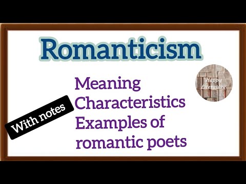 Romanticism/Meaning Feature examples of romantic poets.literary Criticism and Theory/British Poetry
