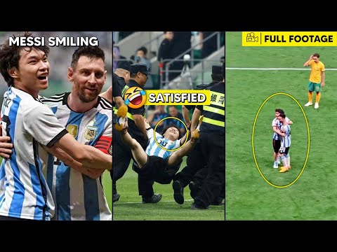 Leo Messi in China: Chinese fan invaded the pitch to hug him | weehingthong