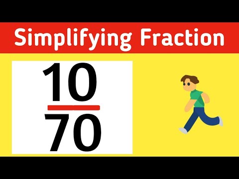 Simplify the fraction 10/70 (Simplest Form) || 10/70 Simplified