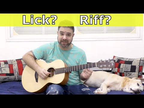 What's A Lick and What's A Riff, Anyway? Guitar Lesson (and LickNRiff Name Explained)