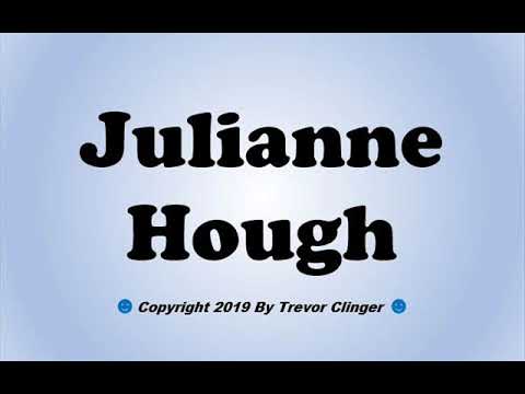 How To Pronounce Julianne Hough