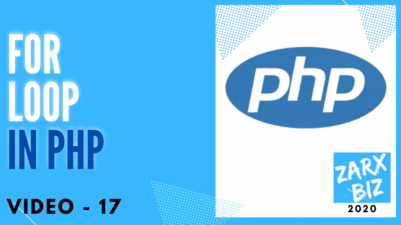 #17: For loop in php | PHP 8 Tutorial | Learn PHP Programming | PHP for Beginners