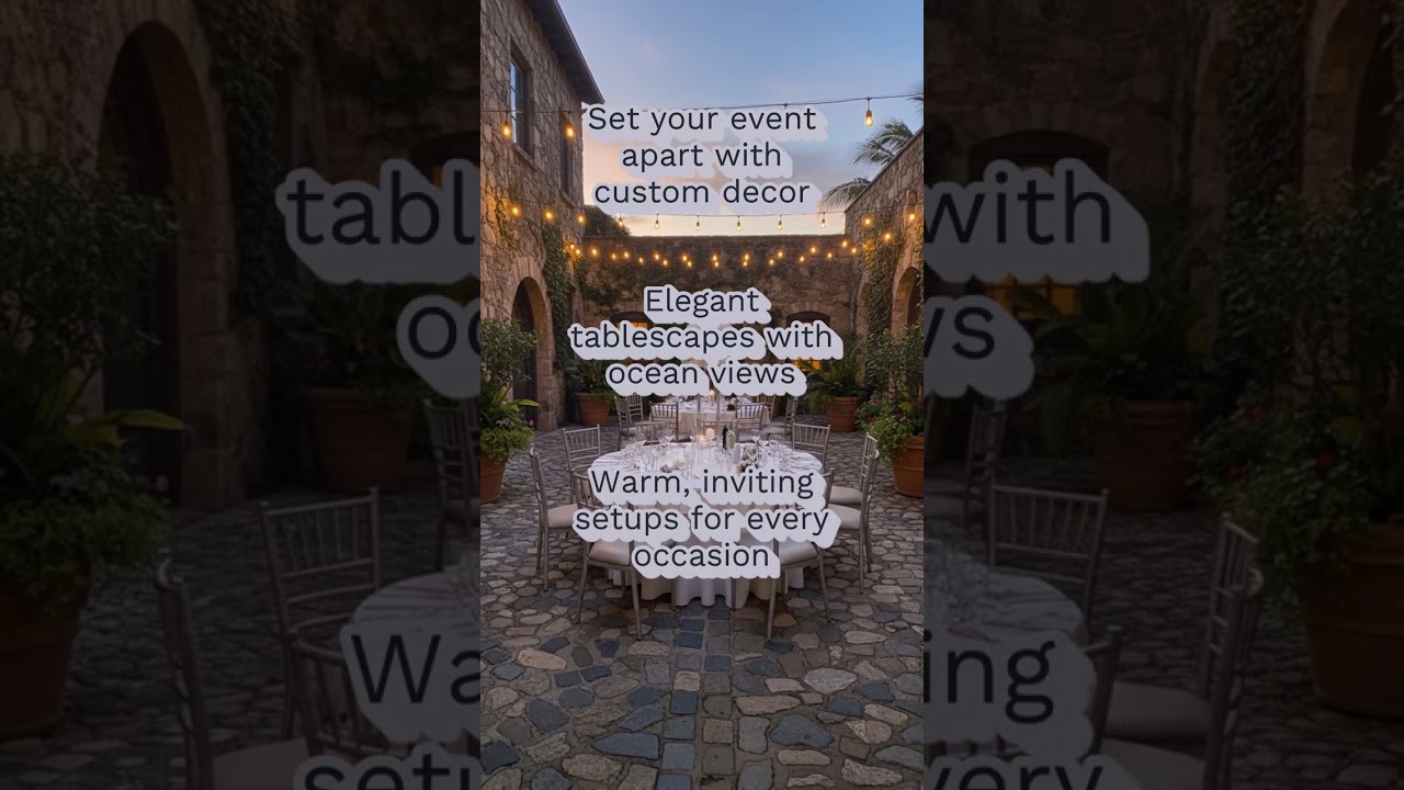 Luxury Rentals for Elegant Events