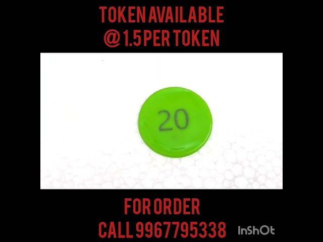 TOKEN COIN - Plastic Coin Token Manufacturers , SERIAL NUMBER TOKEN ...