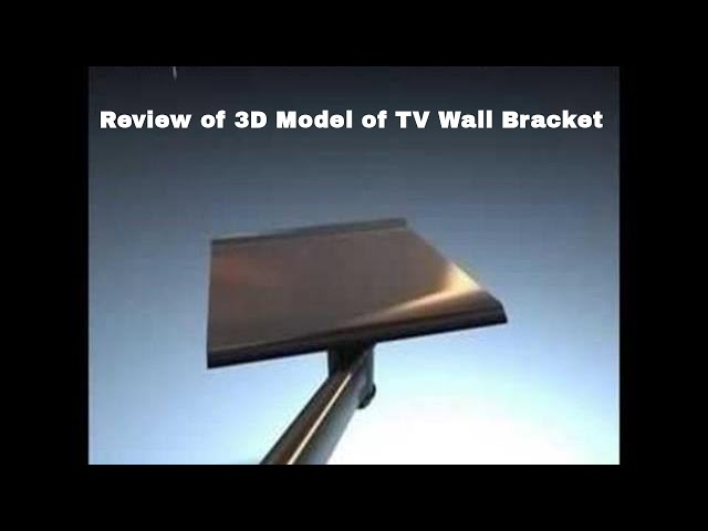 Tv wall bracket 3D Model - FlatPyramid
