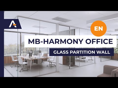 MB Harmony Office glass partition wall – new from Aluprof