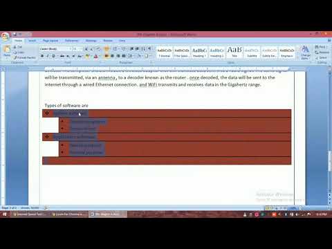 Advanced Features of Microsoft Word Video Lecture - Computer Science ...