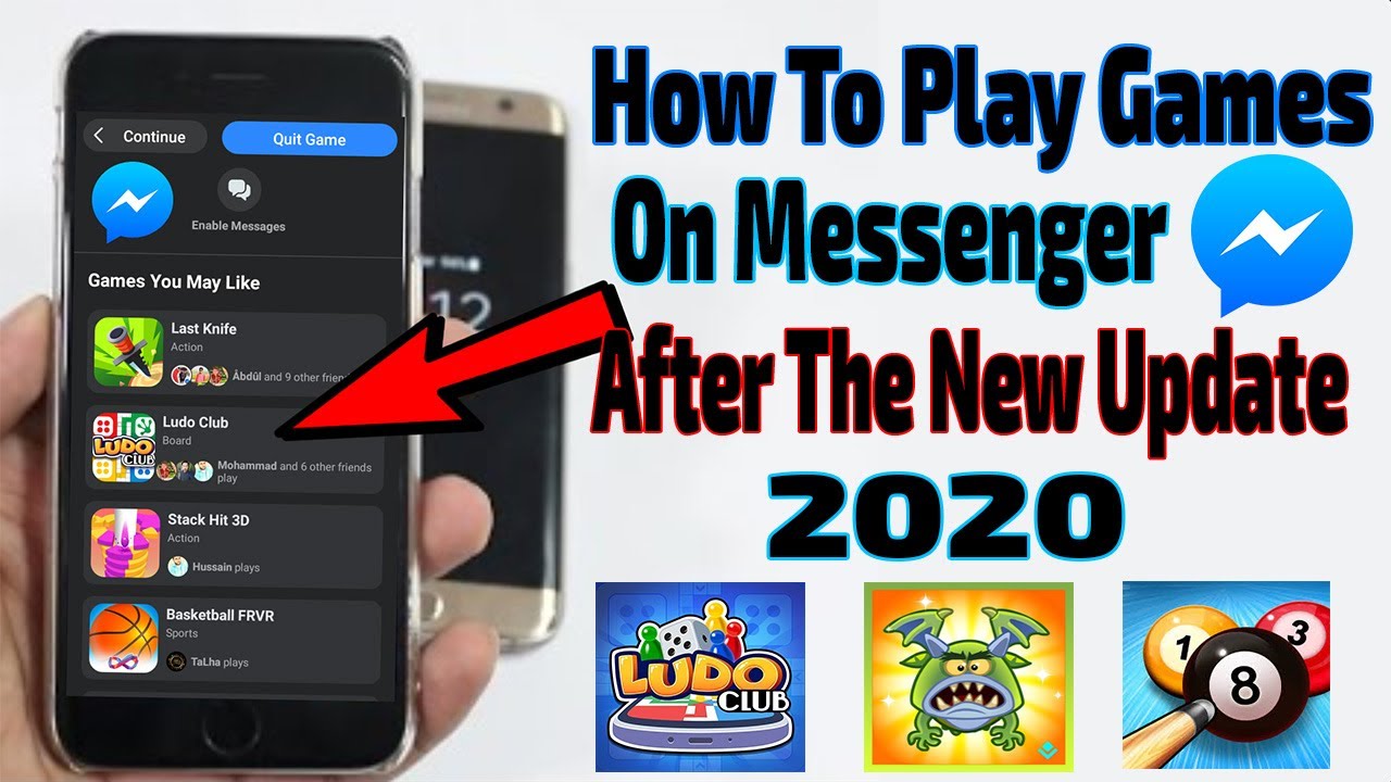 How To Play Games On Messenger New Update 2020