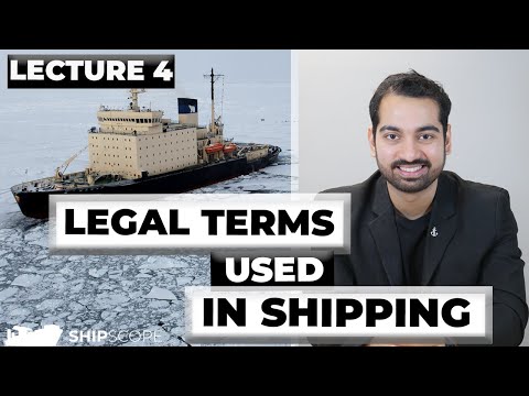 Legal Terms used in Shipping
